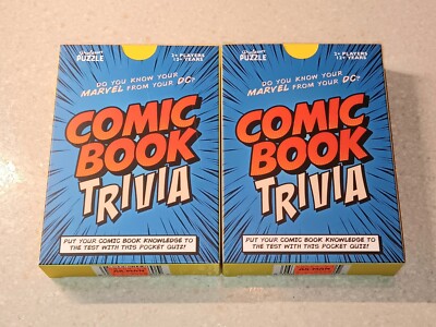 Professor Puzzle Comic Book Trivia Card Game Marvel DC EASY TO LEARN ...