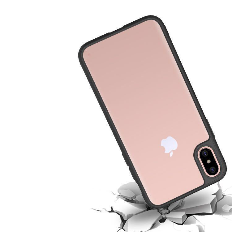 Apple iPhone X 7 Shockproof Clear Ultra Thin Hard Hybrid Bumper Back ...