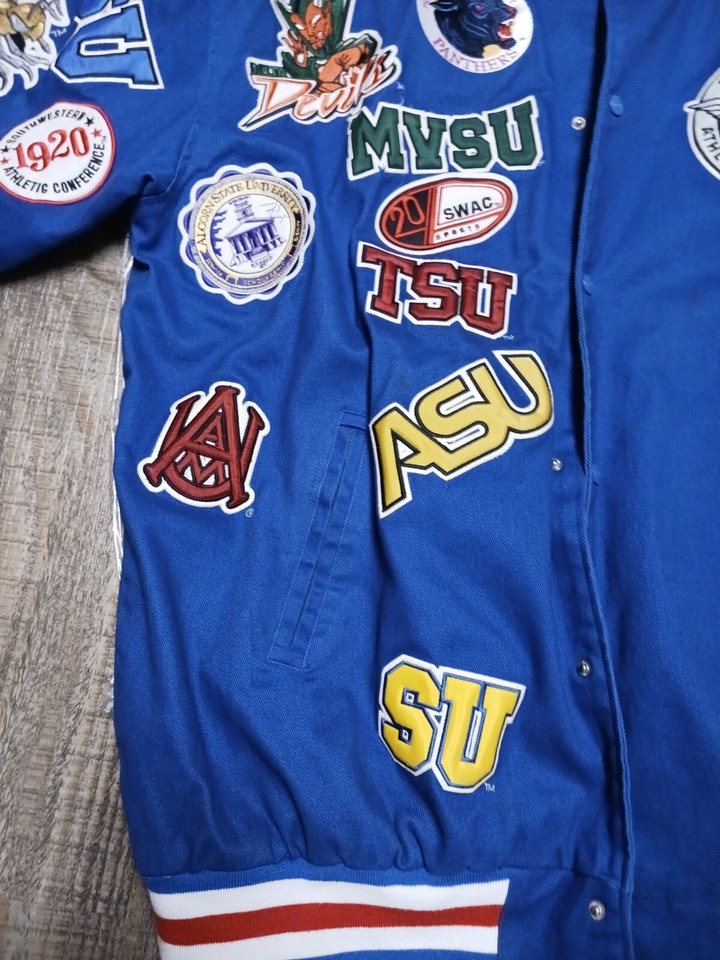 VINTAGE BIG BOY GEAR SOUTHWESTERN ATHLETIC CONFERENCE SWAC HBCU JACKET ...