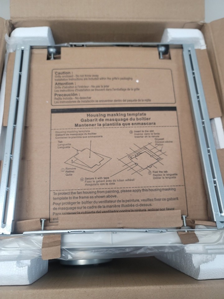 Panasonic RG-C811HA Whisper Choice 80/110 CFM Bathroom Exhaust Fan with ...