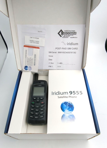 New Iridium 9555 Satellite Phone Ships from Vermont With all ...