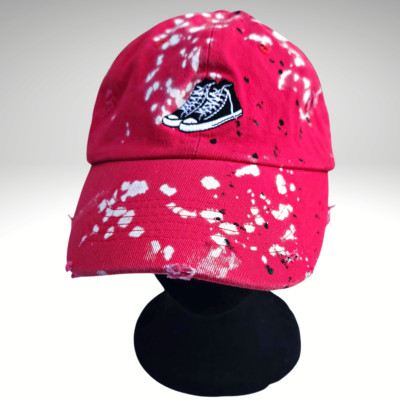 Blackjack DMD Collections Hat Adult Baseball Cap ~ Red/White Strap-Back ...