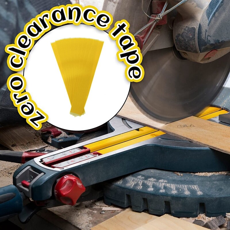 2X(20Pcs Zero Space Woodworking Tape Miter Saw Tape for Miter Saw Table ...