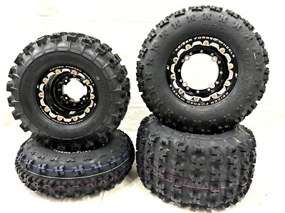 Keizer Beadlock Rims GBC XC Master Tires Banshee YFZ450 YFZ450R Raptor ...