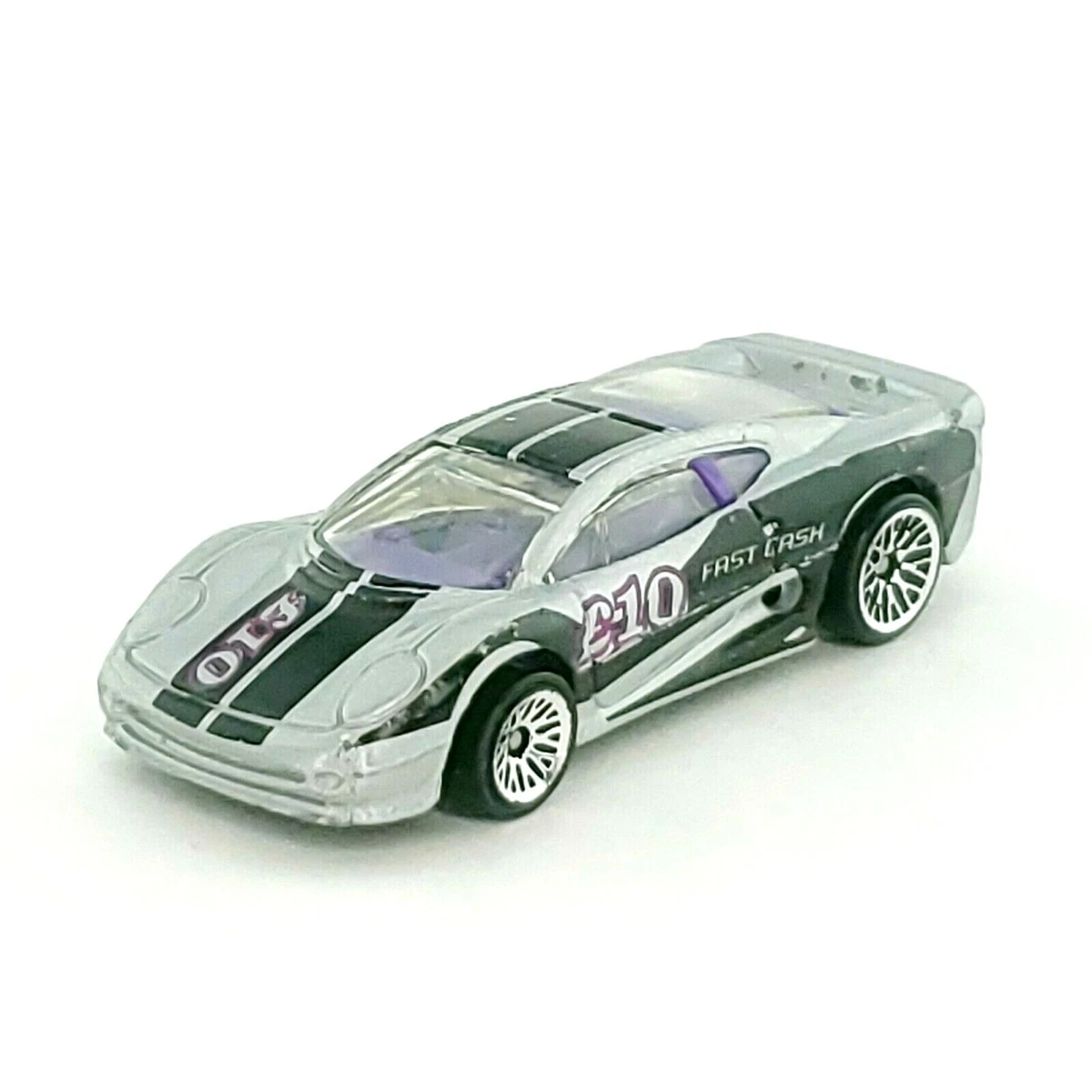Hot Wheels Fast Cash Silver Jaguar XJ220 -L10 (1998)