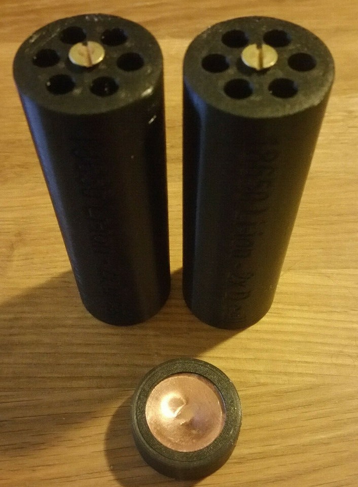 2x 18650 Li-Ion to 4D-Cell Maglite ADAPTER - Flashlight conversion w ...