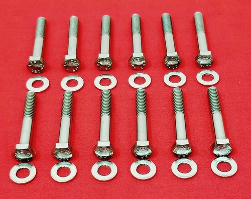 SBF FORD INTAKE MANIFOLD BOLTS KIT STAINLESS STEEL HEX SET 260 289 302 ...