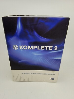 Komplete 9 Native Instruments & Effects Collection 12 Discs No Serial ...