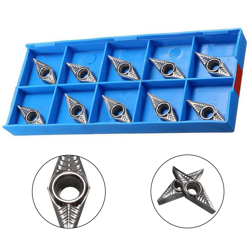 Versatile VCGT160412AK H01 Milling Inserts for Semi Finishing and ...