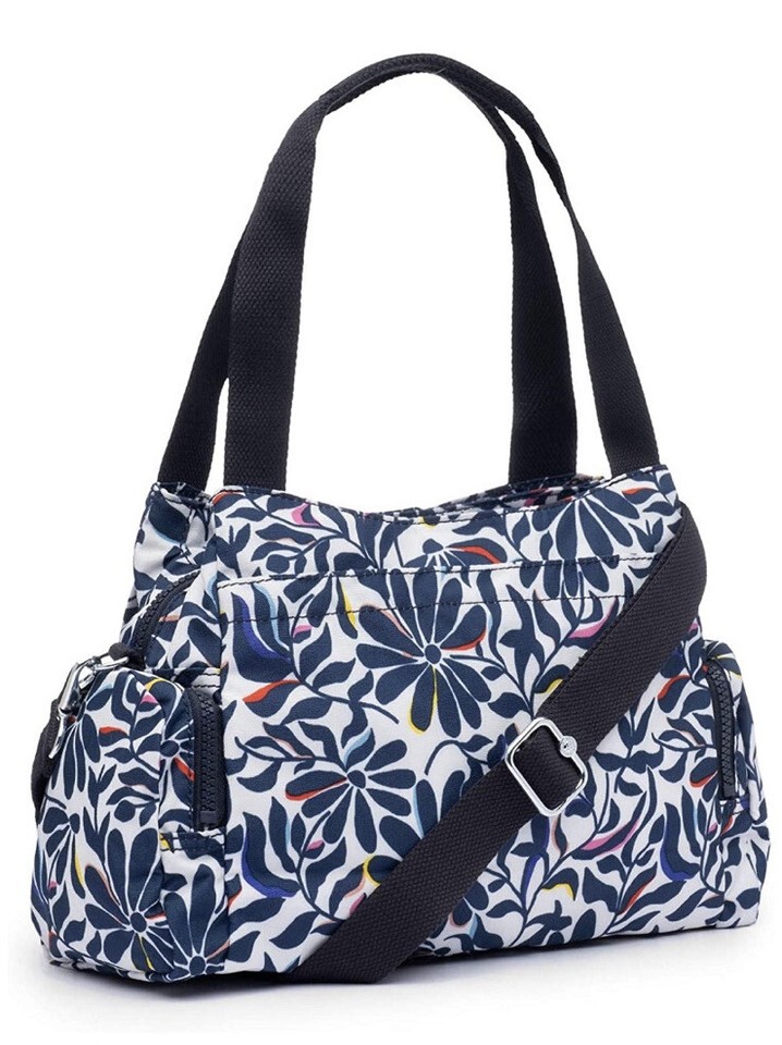NWT Kipling HB7680 Felix L U Floral Flourish Handbag Shoulder Crossbody ...