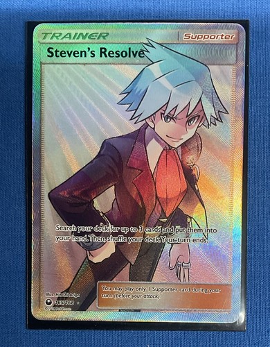 Pokémon TCG Steven's Resolve Celestial Storm 165/168 Full Art Ultra ...