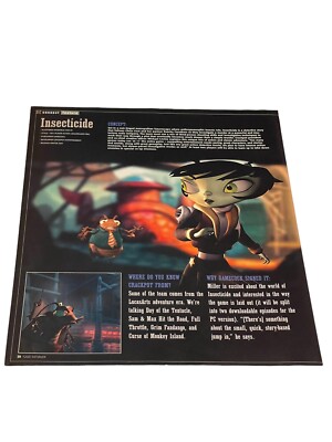 Insecticide Nintendo DS Windows PC 2008 Vintage Magazine Ad/Poster Art ...