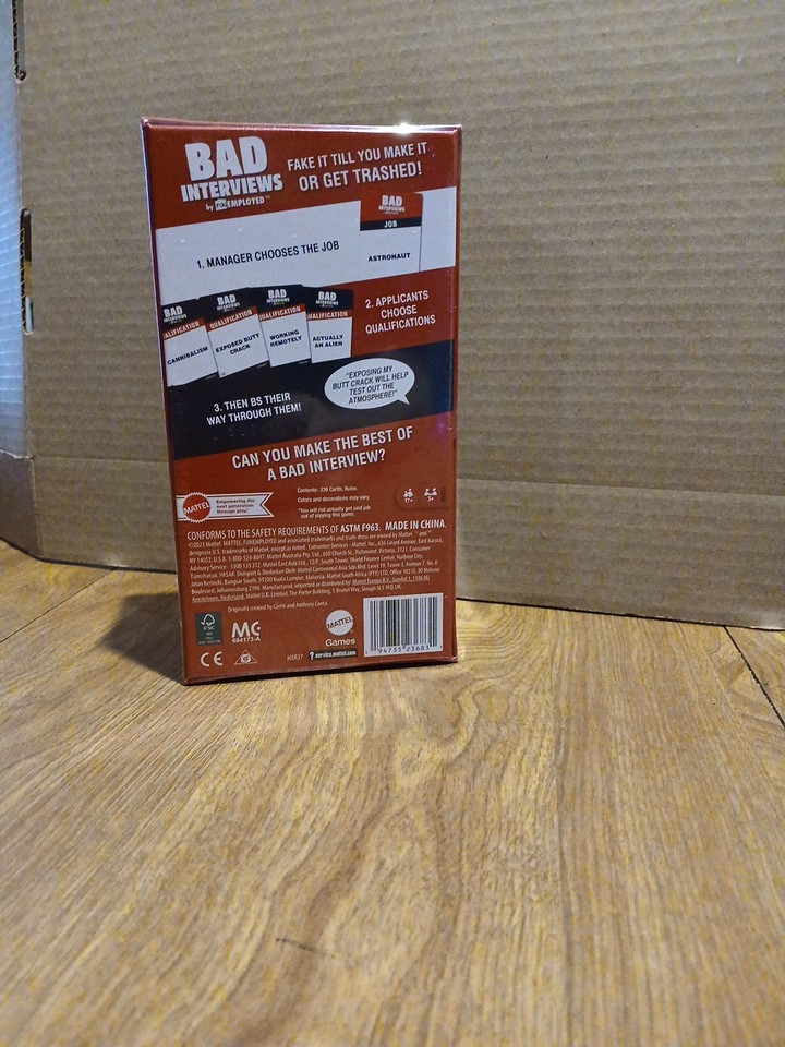 Bad Interviews by Funemployed Party Game for Adults and Game Night ...