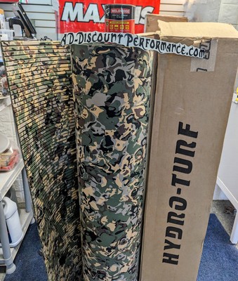 Hydro-turf DUCK CAMO GROOVE W/ Free Glue Sheet Fishing SHT86CG 47X86 ...