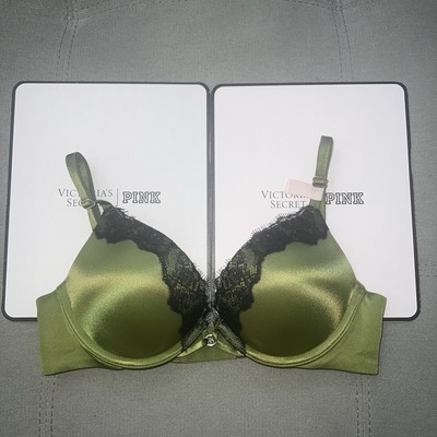 Victoria’s Secret 32AA Bombshell Miraculous Plunge Bra Add 2 Cup Size Push Up | eBay