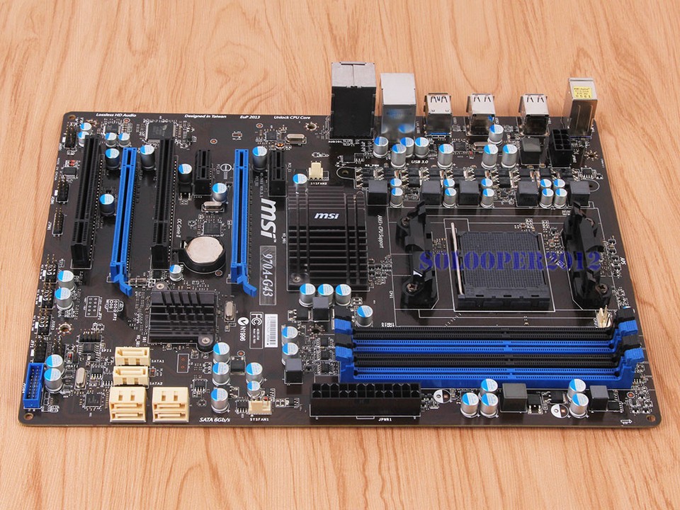 MSI 970A-G43 Motherboard MS-7693 Socket AM3/AM3+ DDR3 AMD 970 100% ...