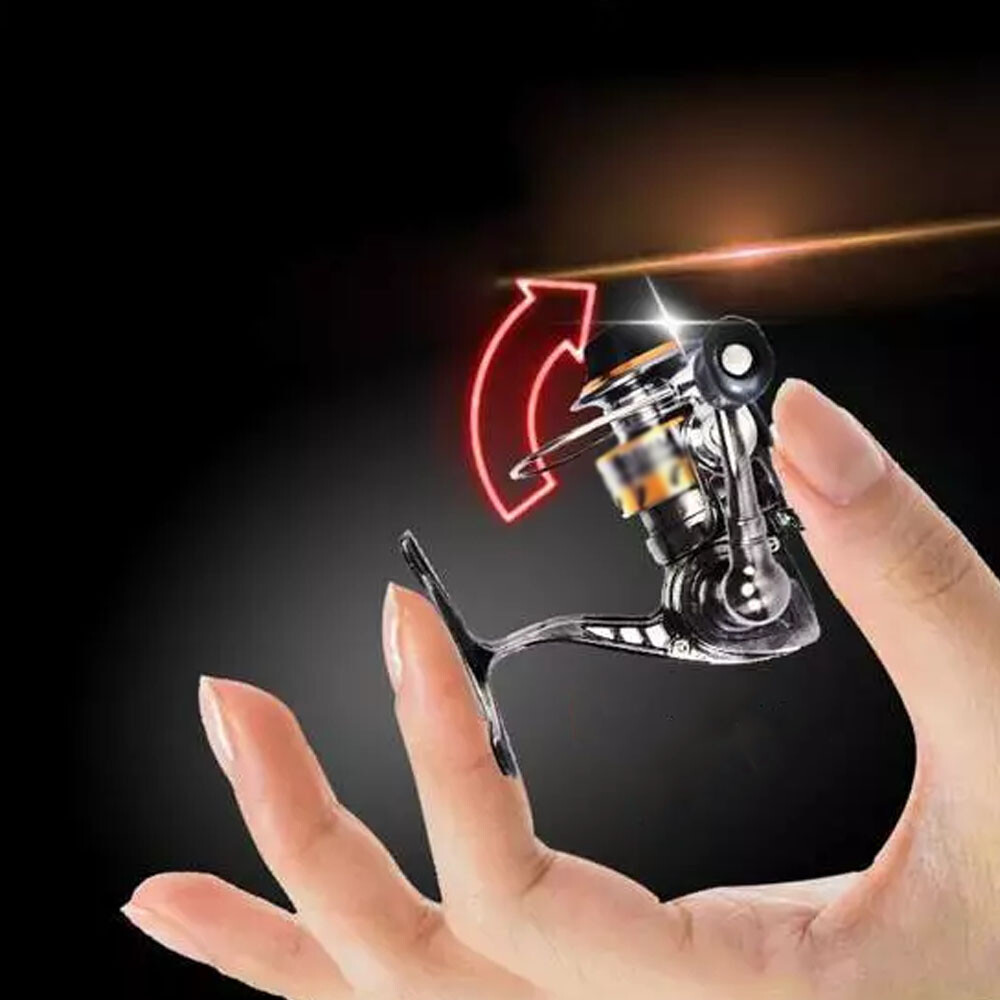 Full Metal Mini Power Small Spinning Reels Carp Raft Fishing Wheel Fish ...