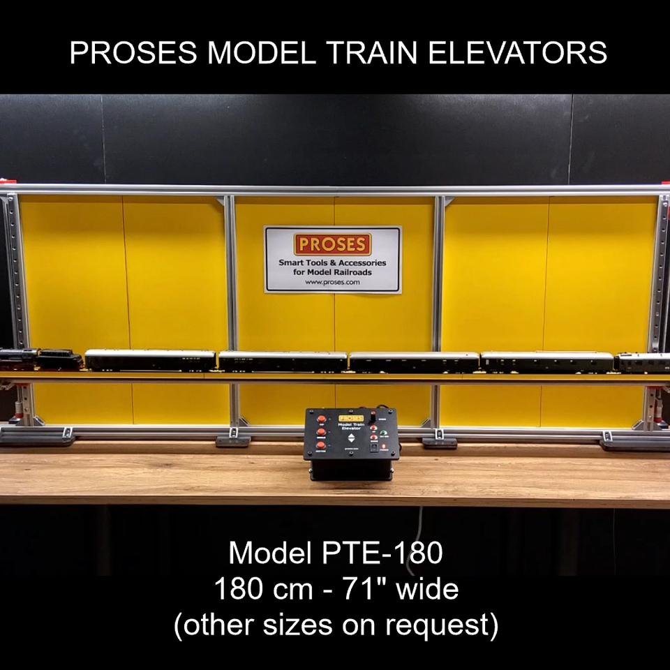 PROSES PTE-180 Model Train Elevator – Smart Alternative Where Helix Won ...
