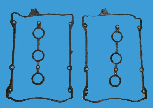 078198025 Valve Cover with Cam Chain Gasket set 2 PCS Fit: Audi ...
