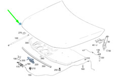 MERCEDES-BENZ CLA C118 Engine Hood A1188804700 GENUINE for sale online ...