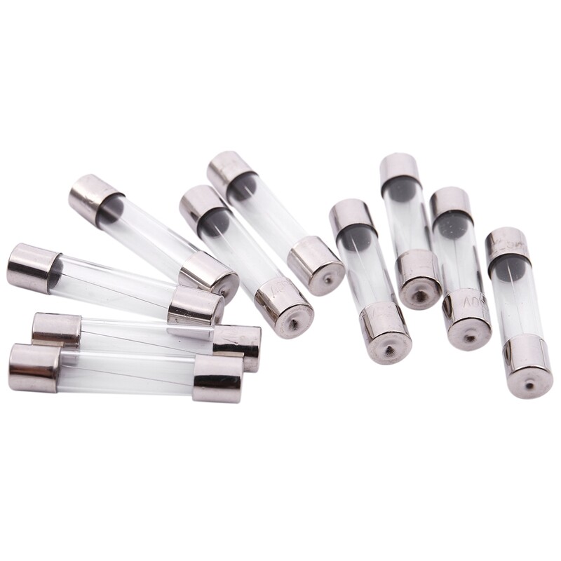 3X(10 piece fast blow type glass tube fuses 6x30mm 250V 3amp L5V7)7949 ...