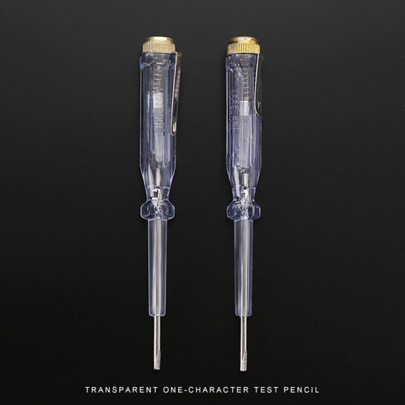 Electric Test Pen Tester 100-500V Current Tester Transparent- & Safe | eBay