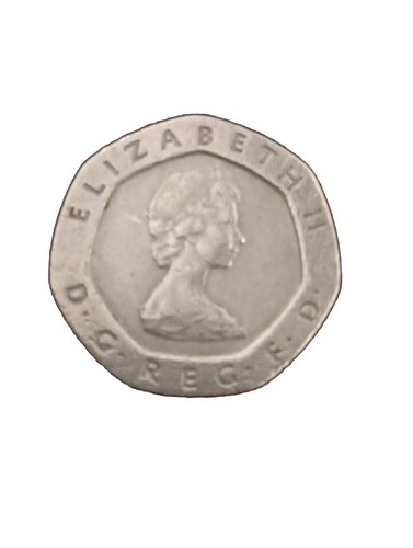 1982 Twenty Pence Rare Coin Uk Collectibles Queen Elizabeth II, D. G ...