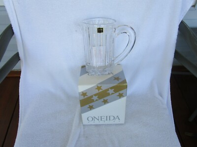 33 oz~ Oneida [ PATRIOT ] ~HEAVY~Crystal Pitcher ~NEW~MADE IN GERMANY ...