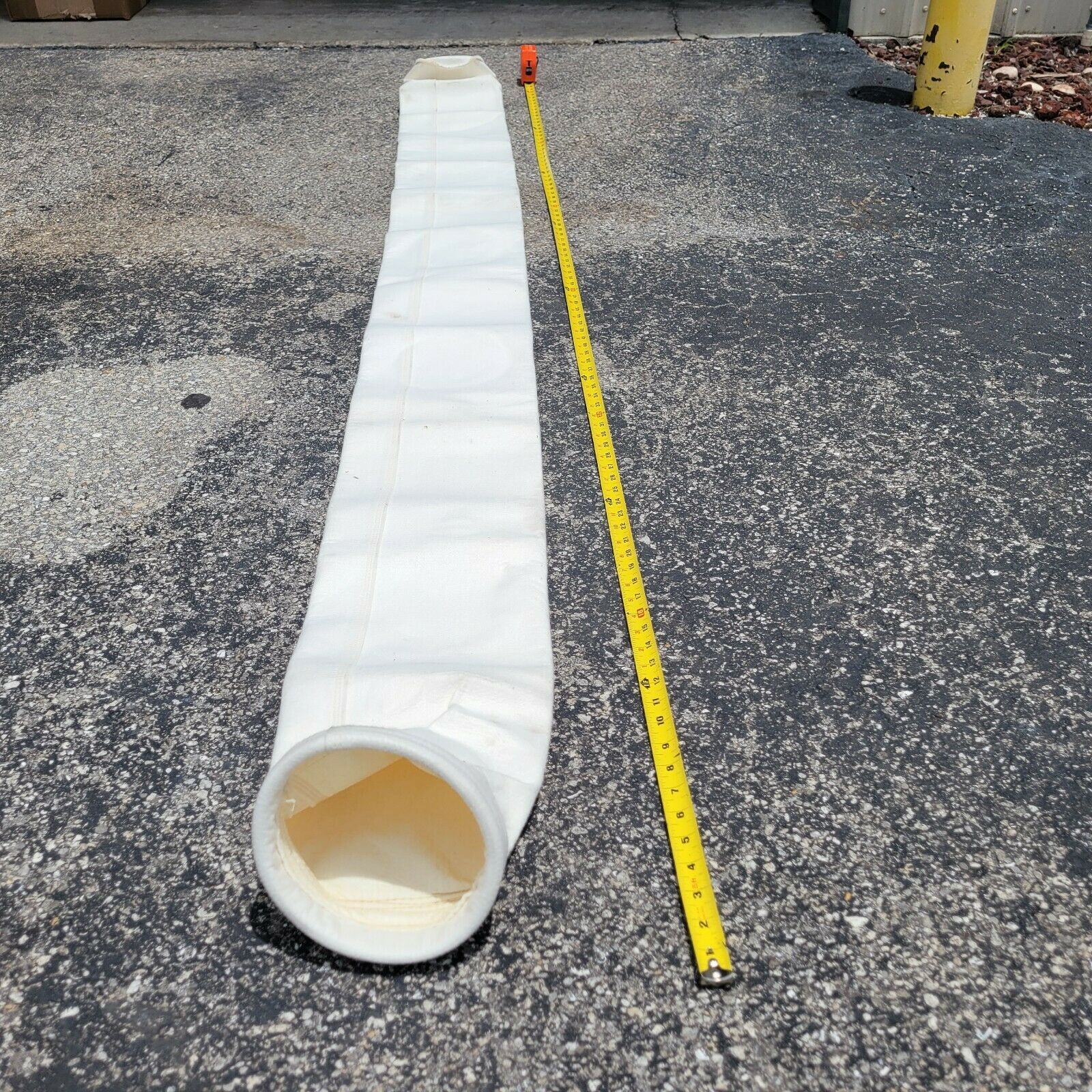 BAGHOUSE ASH SILO CLOTH FILTER SOCK FILTRATION DUST 106" X 6" QUALITY ...