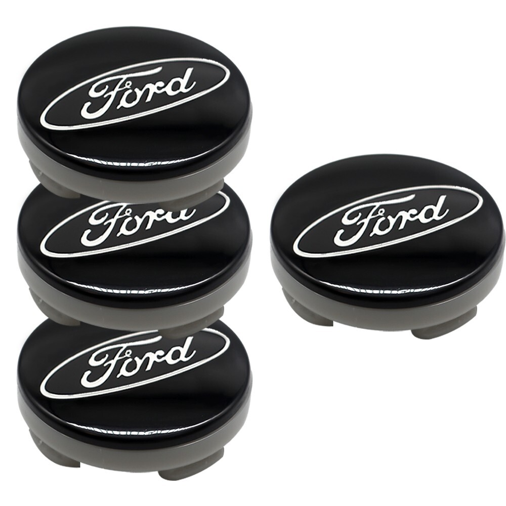 Set Of 4 For 54MM Wheels Center Caps 2-1/8" Hubcap Black Center Cap ...