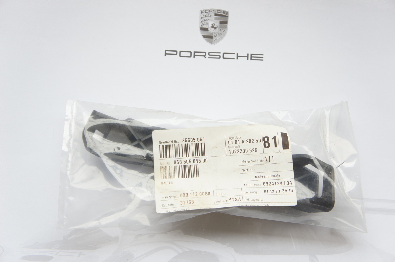 Porsche 958 Cayenne Halter 95850504500 | eBay