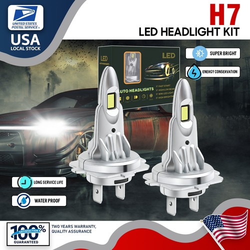 6000K H7 LED Headlight Bulb 70W 10000LM Canbus Error Free Hi/Lo Beam ...