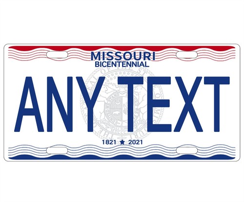 Custom, Personalized, Standard Size Novelty State License Plate ...