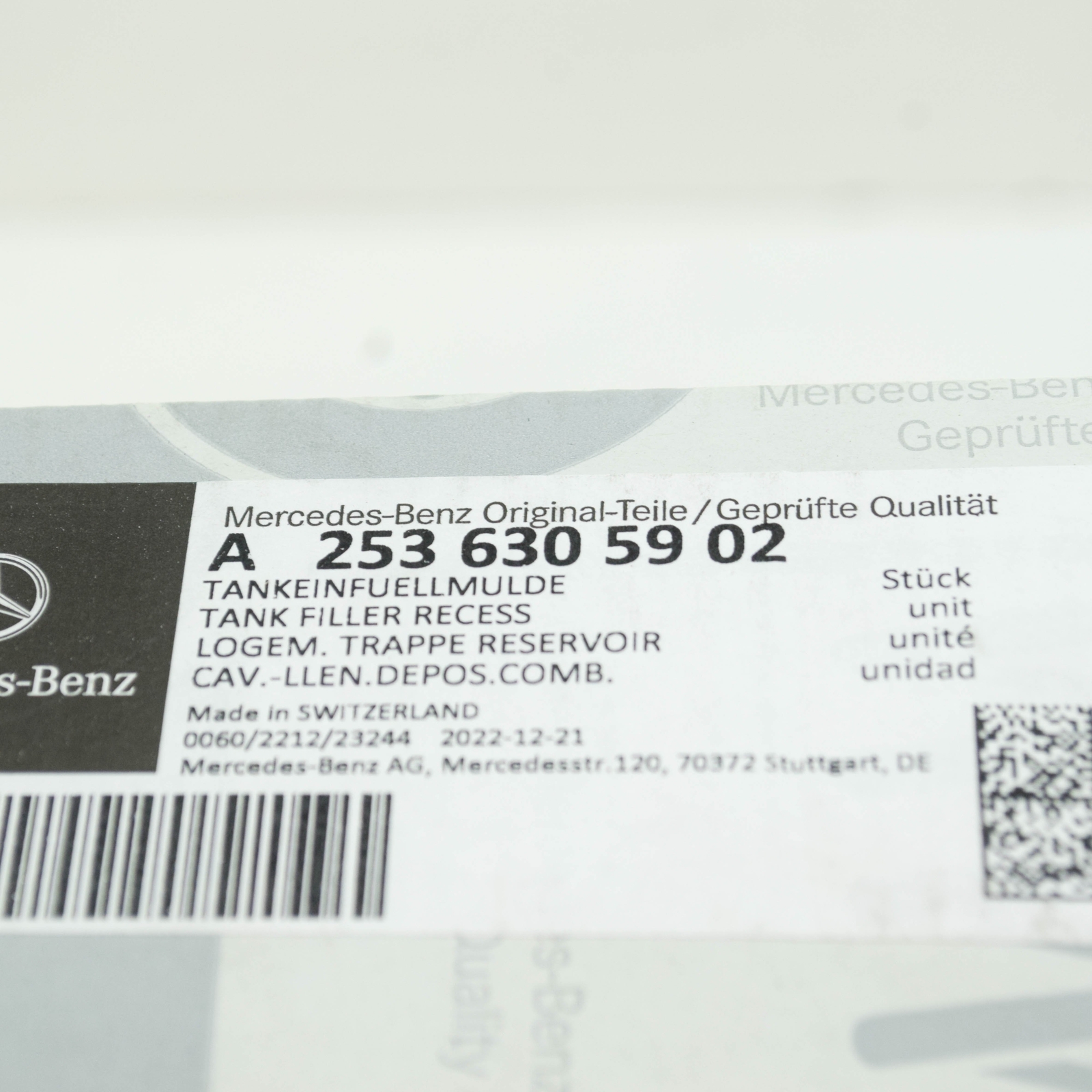 MERCEDES-BENZ GLC X253 Fuel Tank Cap A2536305902 NEW GENUINE | eBay