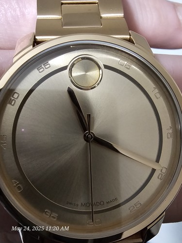 Movado 3600508 Bold Evolution Gold Dial Men's Watch | eBay