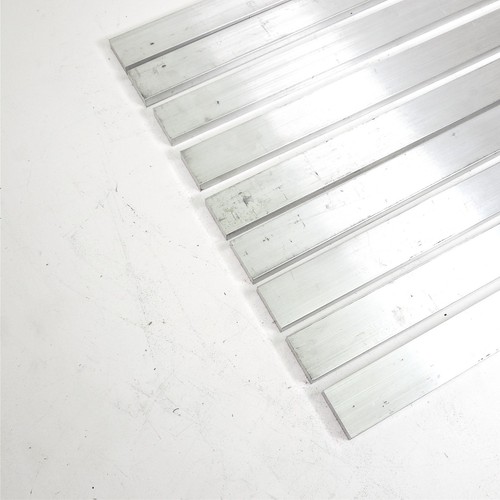 .375" x 2.5" Aluminum 6061 FLAT BAR 12.5" Long new mill stock QTY 9 sku ...