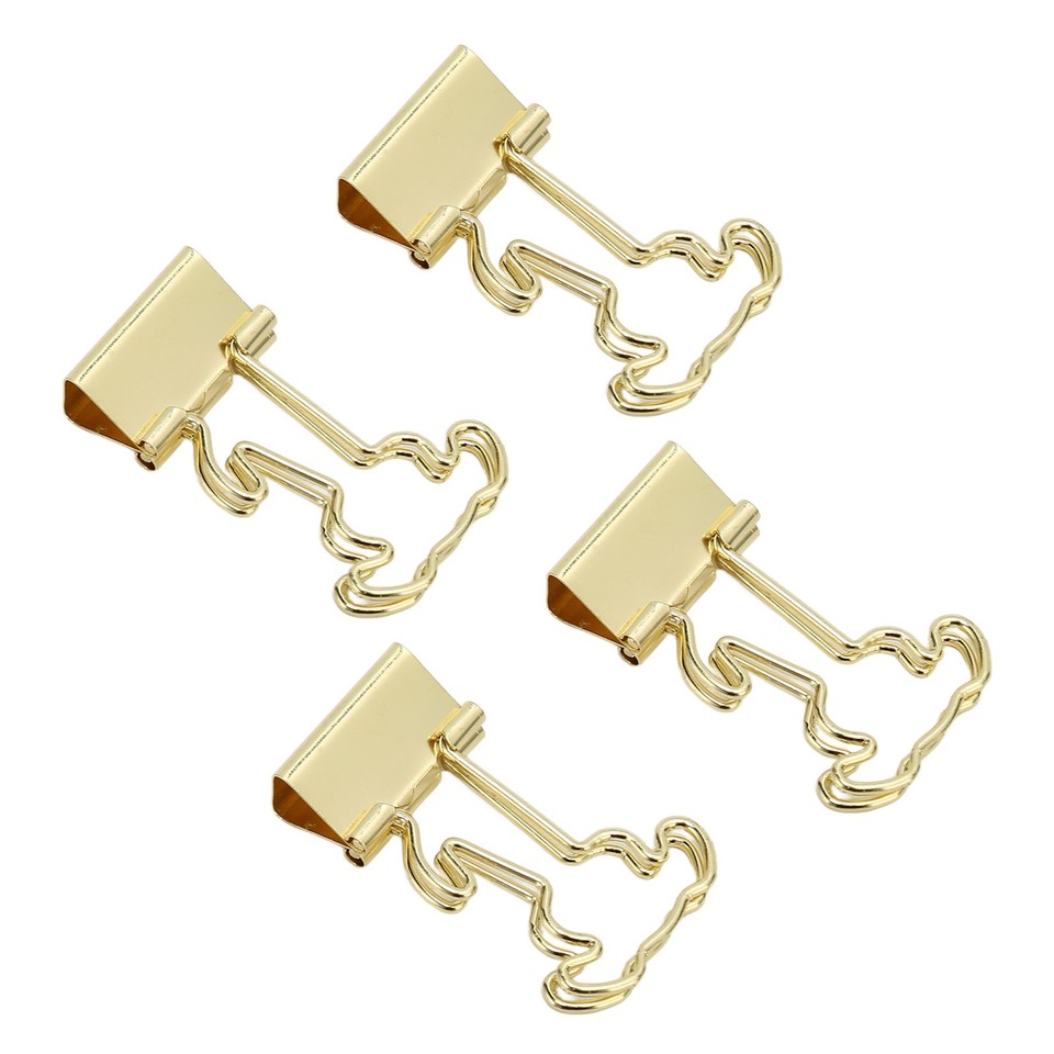100PCS Dog Binder Clips Metal Cute Strong Clamping Force Fold Back ...