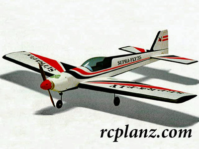 R/C AIRPLANE PLANS & PATTERNS: Supra-Fly 25 48" Wingspan - RC Pattern ...