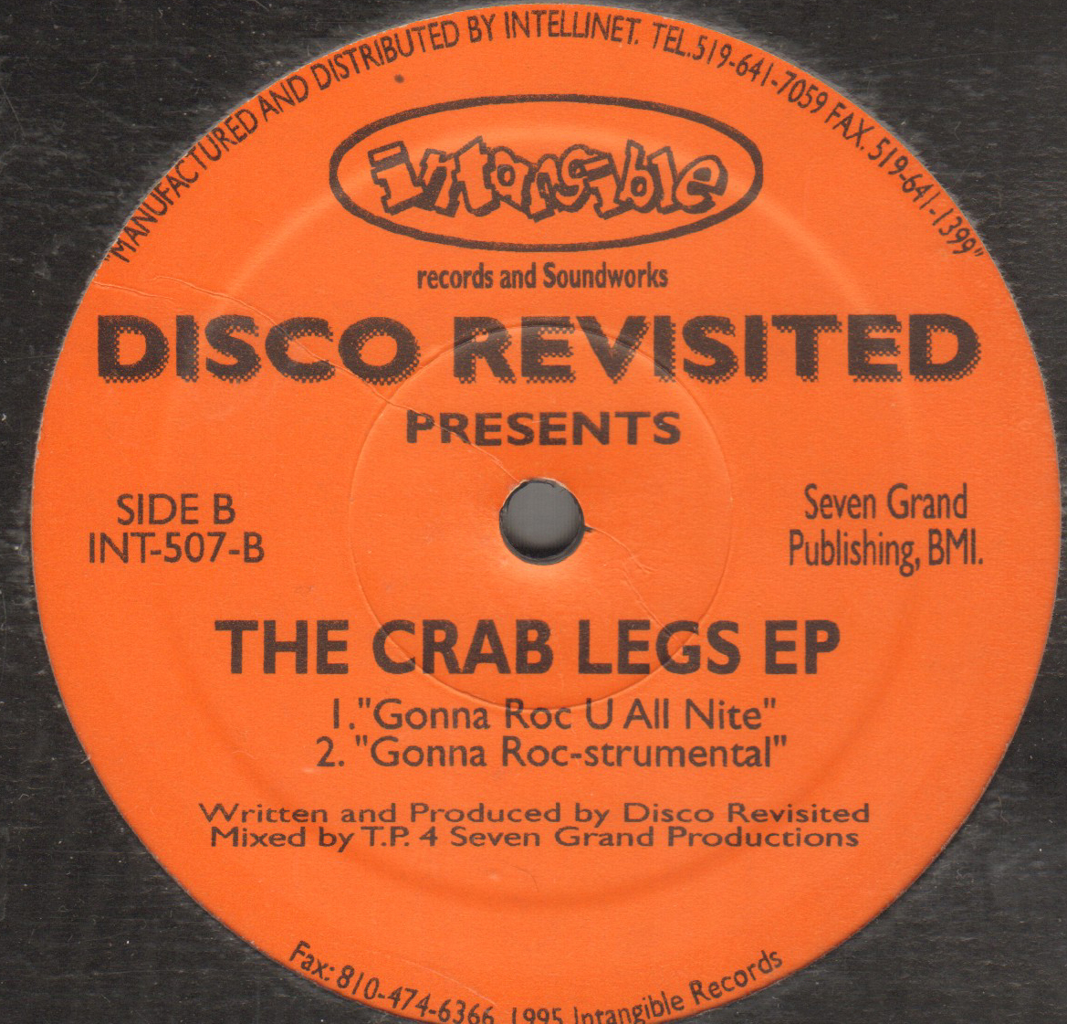 Disco Revisited – The Crab Legs EP - 1995 - Intangible - INT-507 - Usa ...