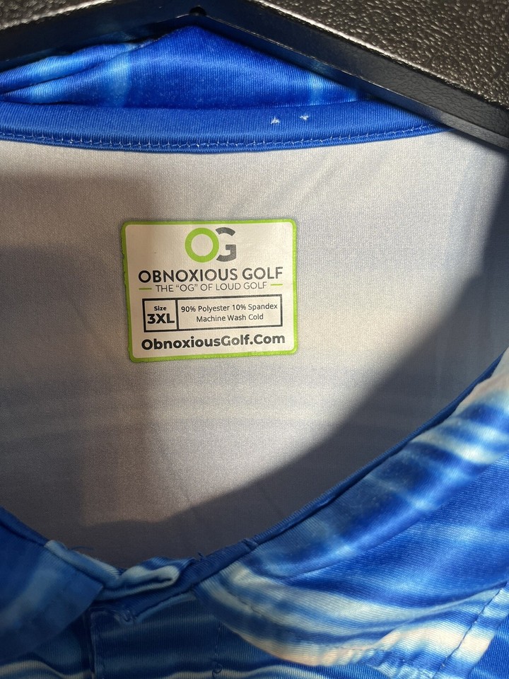 Obnoxious Golf The Hurricane Polo Size 3XL | eBay