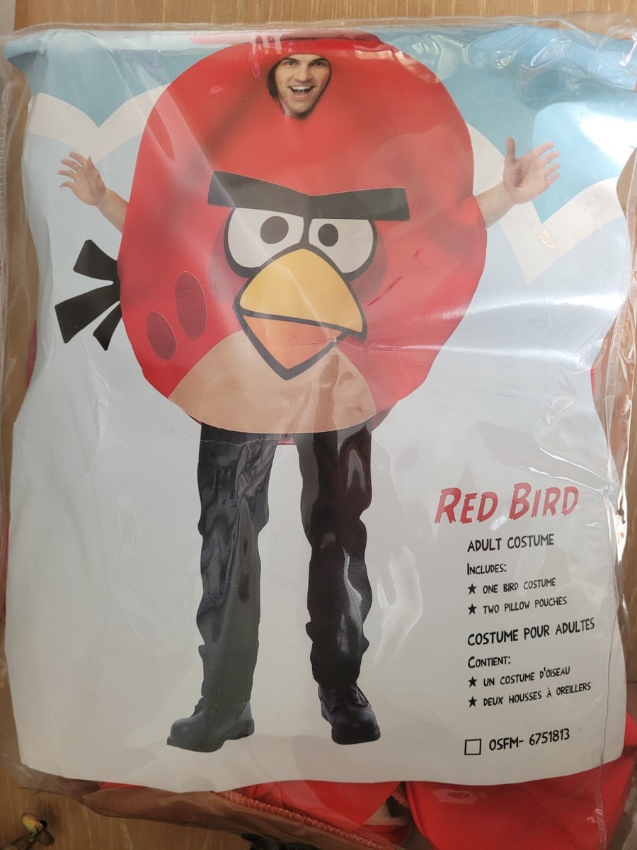 Angry Birds Adult Costume Rovio Angry Bird KING PIG Adult OSFM NEW
