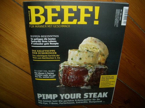 Zeitschrift Beef! Für Männer mit Geschmack Ausgabe 4/2015 Top!! | eBay