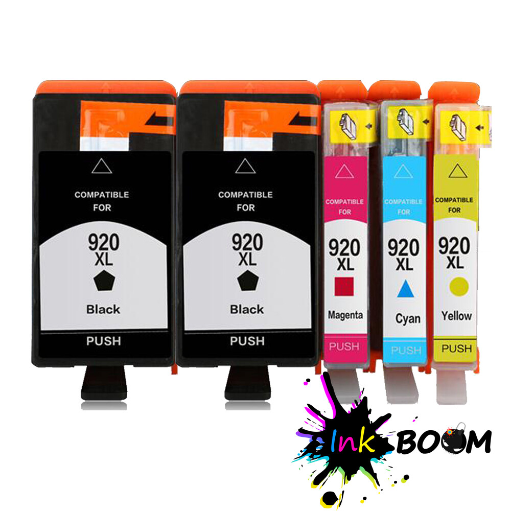 5 Ink Cartridge replace for HP 920XL Wireless E910a E809a E710a 7000 ...