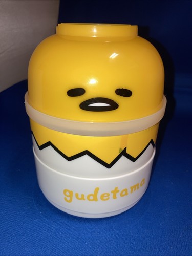 Loot Crate Sanrio Exclusive Gudetama 4 Compartment Bento Box Pre-owned ...
