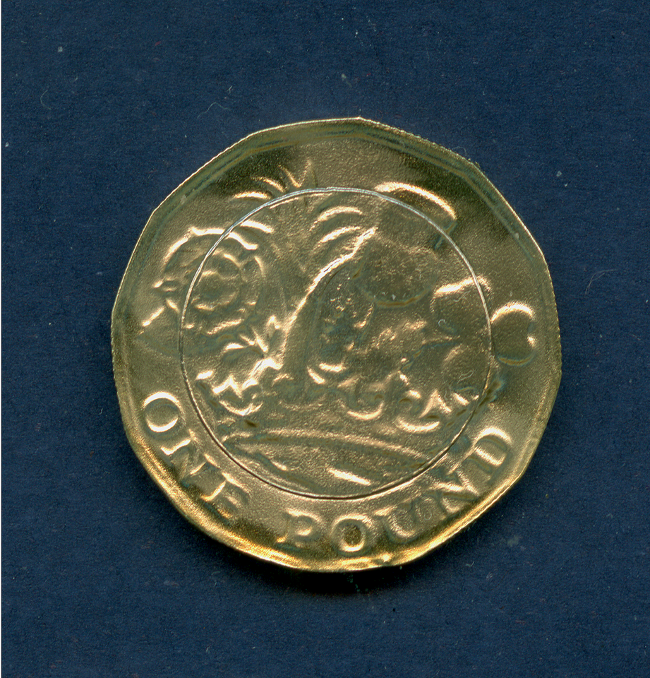 massive Defective coin england britain 1 pound 2016 very very rare | eBay