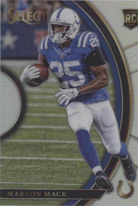 2017 Panini Select - Concourse Marlon Mack #60 Silver Prizm (RC) for ...