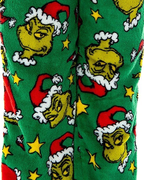 Dr. Seuss The Grinch Who Stole Christmas Youth Pajama Sleep Set ...