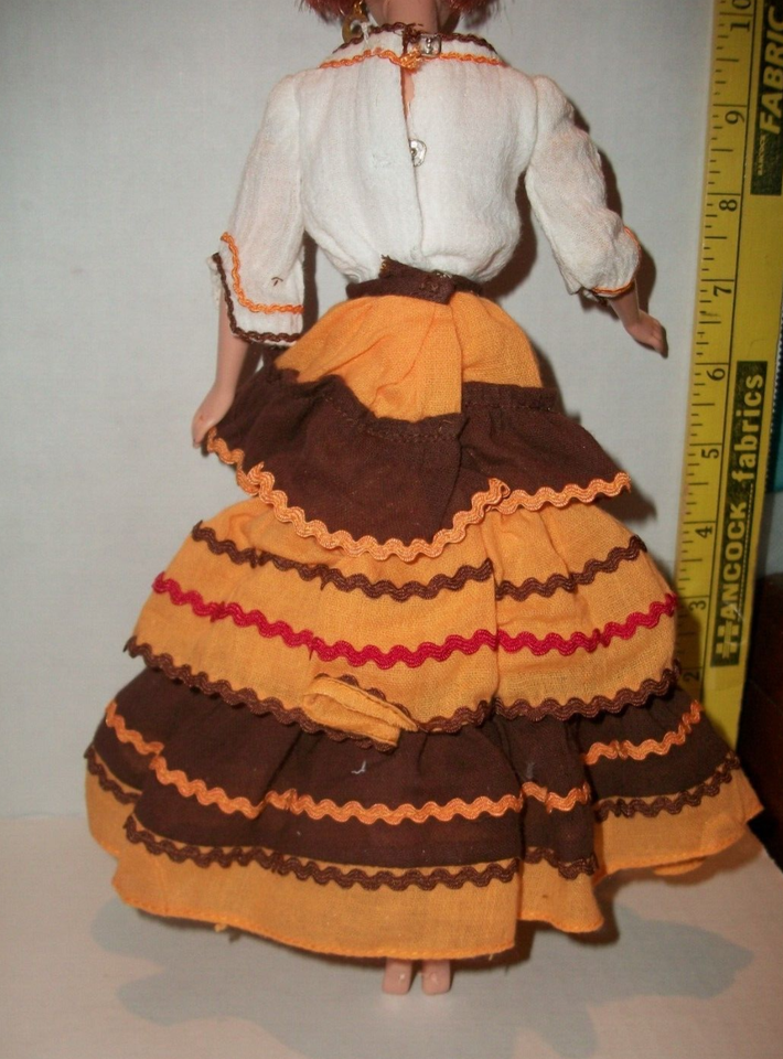 MATTEL BARBIE DOLL GYPSY PEASANT 2 PIECE DRESS CLOTHES NFB A22 | eBay