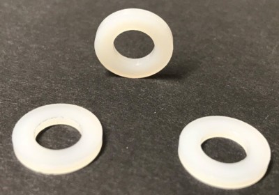 M6 / 6mm Internal Thin White Nylon Plastic Washers Outside Diameter ...