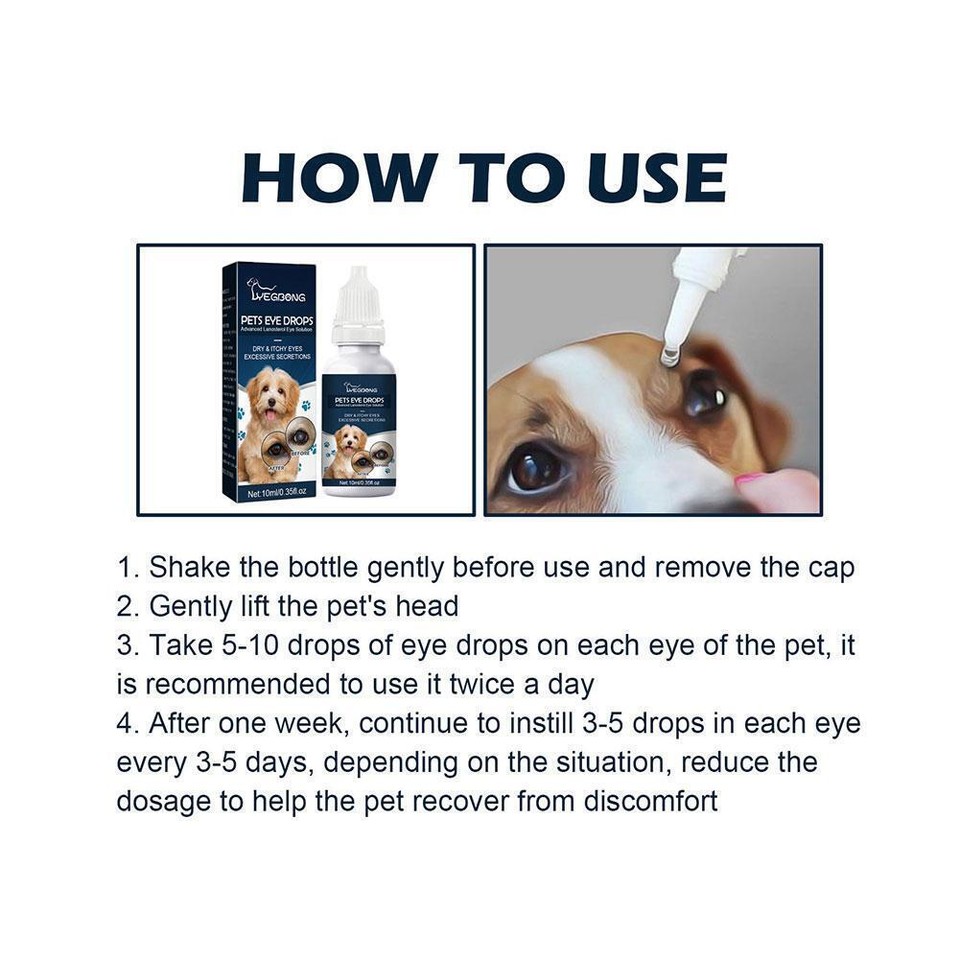 Lanosterol Cataract Lubricant Drops for Pet Eye Health Q4W3 Solution ⭐ ...